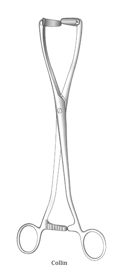Pinza para agarre uterino Collin - longitud = 25 cm / 10" | Surgicalmed.es
