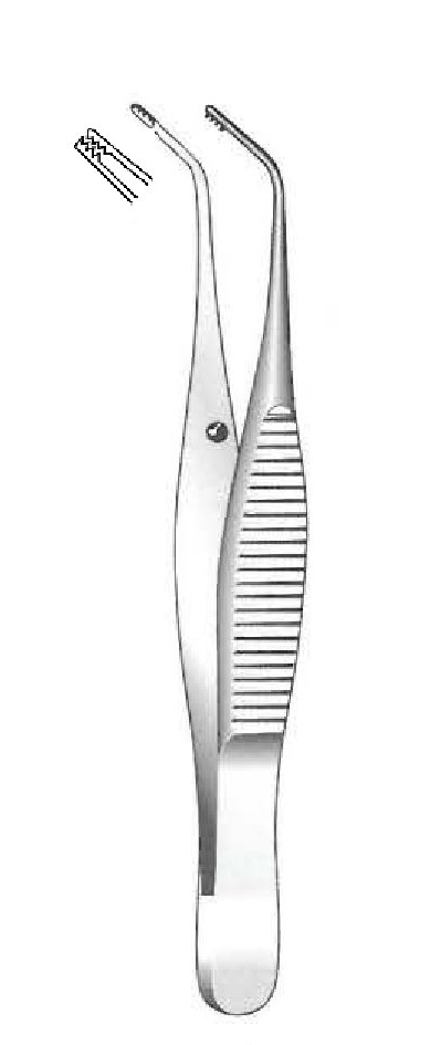 Pinza para iris Fuchs, angulada | Surgicalmed.es