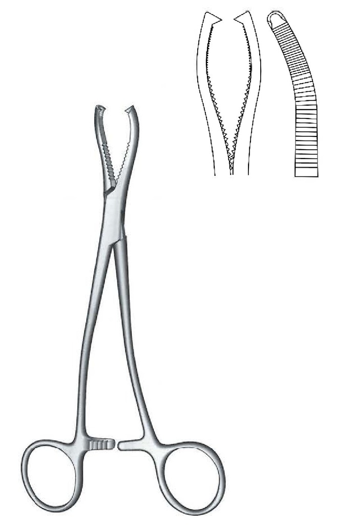 Pinza de sujeción para huesos Jeter Van Sickels, modelo pesado ...