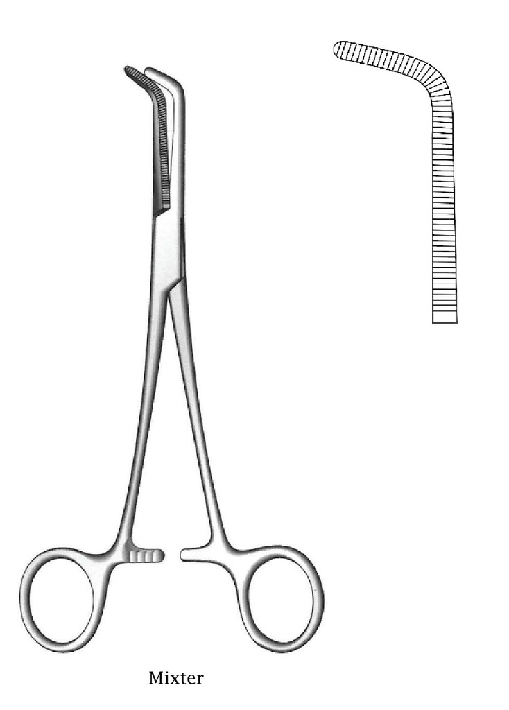 Pinza para arteria Mixter - longitud = 18 cm / 7" | Surgicalmed.es