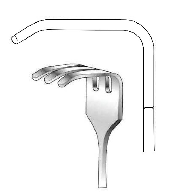 Retractor Ollier, valva = 36 x 30 mm | Surgicalmed.es