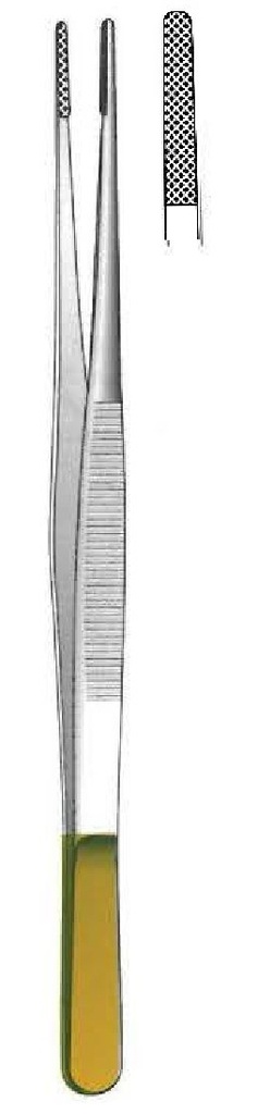 Pinza para disección Potts-Smith, TC Gold - longitud = 25 cm / 10" | Surgicalmed.es
