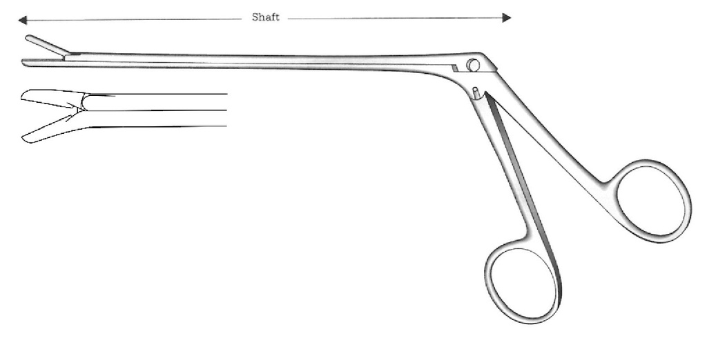Spurling Rongeurs Laminectomy - longitud = 12 cm, Diámetro = 4x10 mm ...