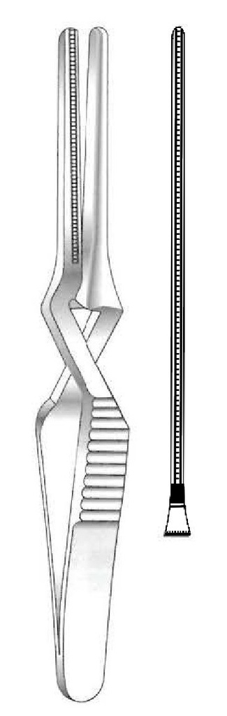 Pinza bulldog atraumática De Bakey premium, recta - longitud = 12 cm ...