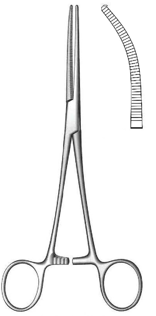 Pinza para arteria de Rochester-Pean premium, curva - longitud = 14 cm ...
